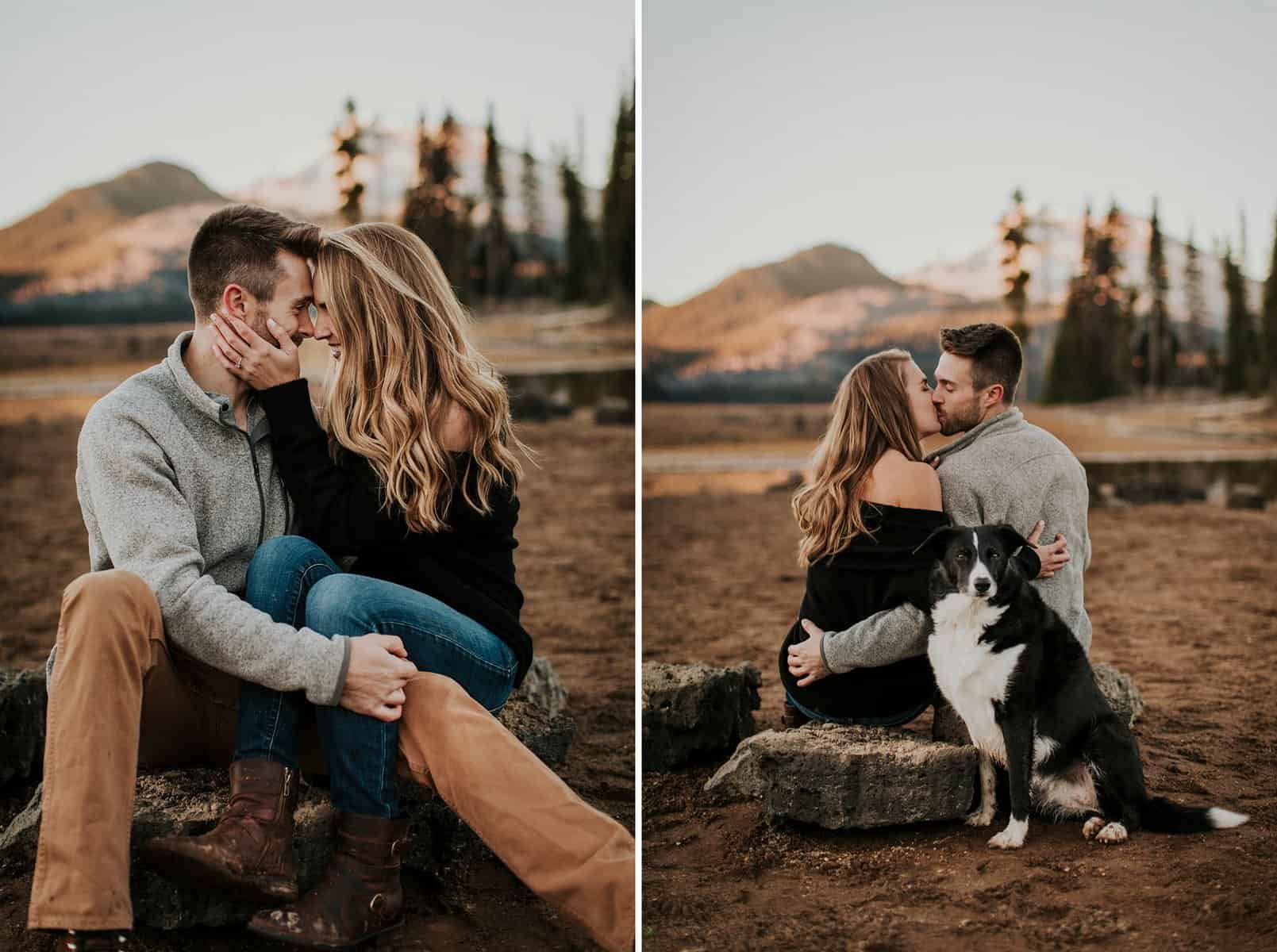 Bend Oregon Mountain Engagement Session || Victoria Carlson