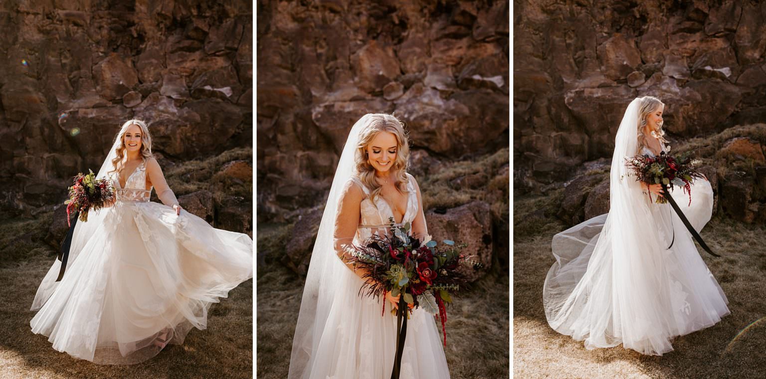 Winter Wedding at Pronghorn Resort | Victoria Carlson Photography